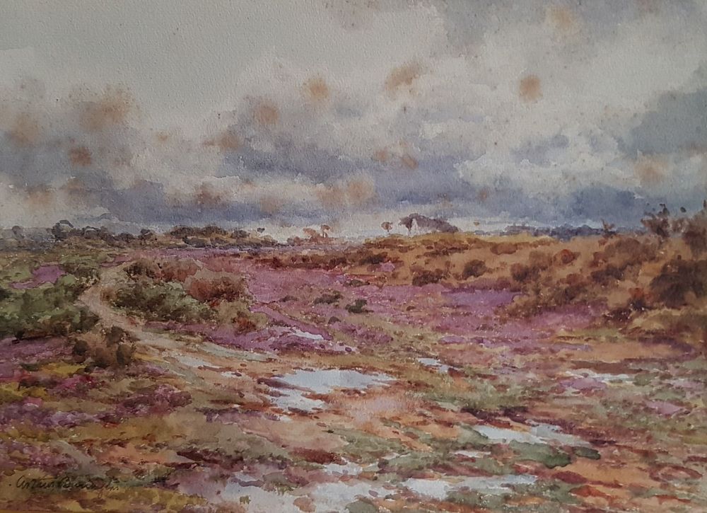 A. BURRINGTON belle aquarelle anglaise | Kaufen auf Ricardo