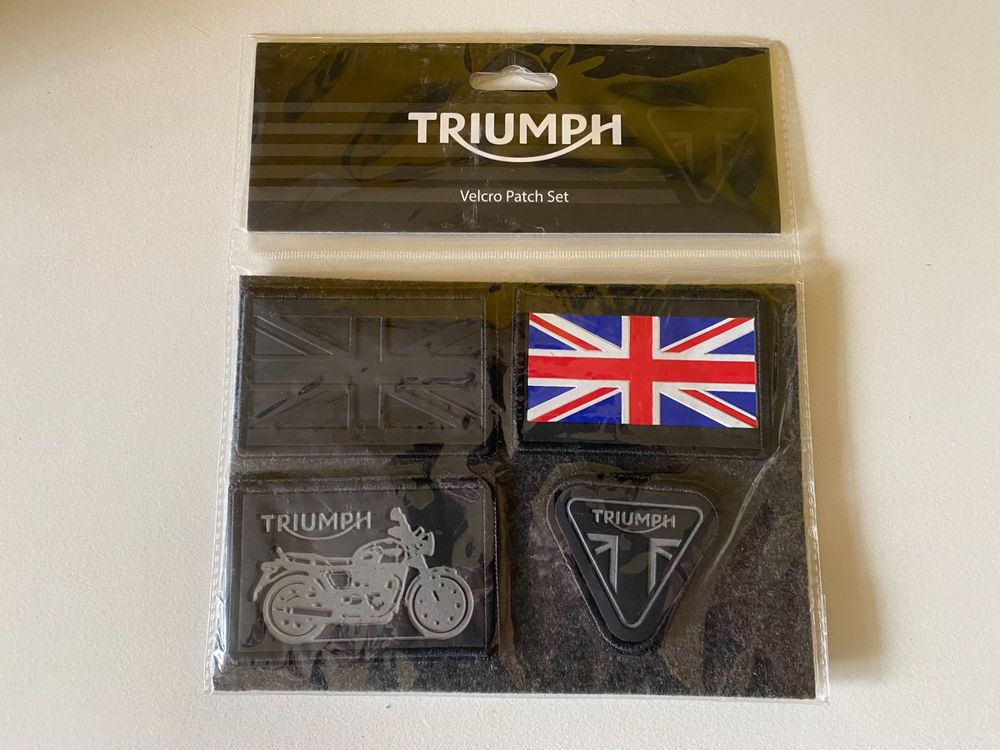 Triumph Motorbike Patches für auf Jacke | Kaufen auf Ricardo
