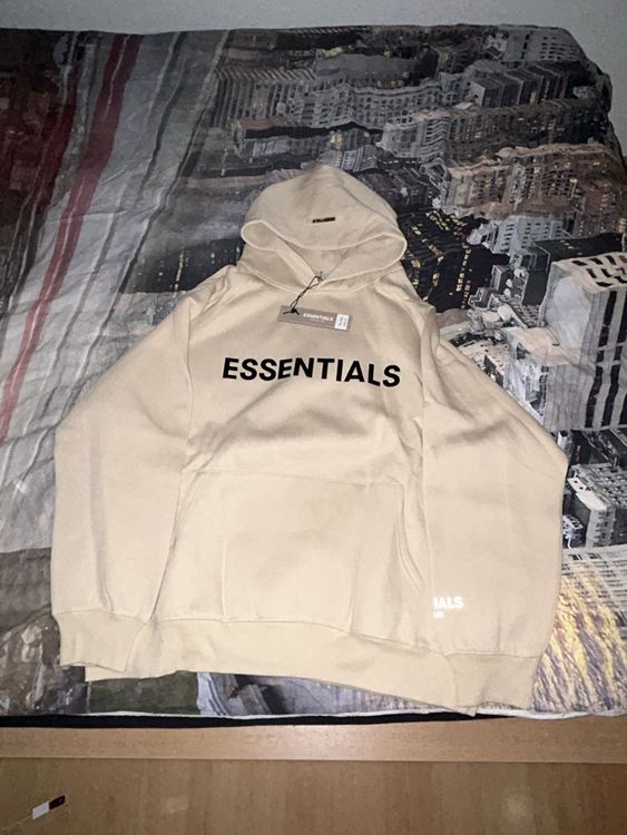 Essentials Hoodie Beige | Kaufen auf Ricardo