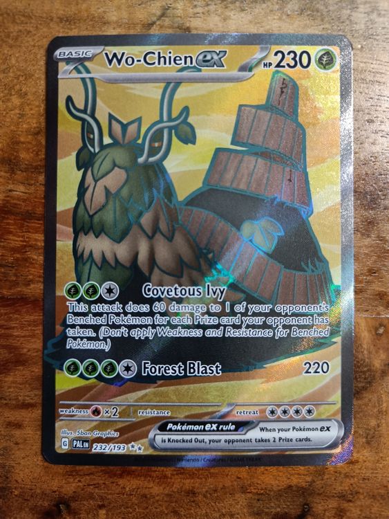Wo-Chien EX 232/193 Pokemon Paldea Evolved | Kaufen auf Ricardo
