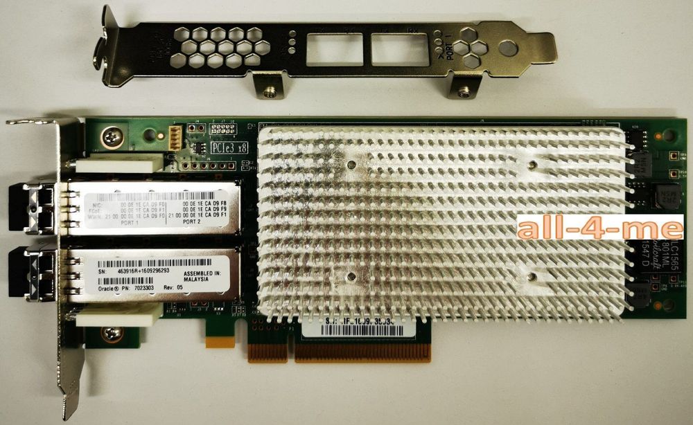 QLogic QLE8362 Dual FC 16Gb SAN oder 10 Gigabit Eth PCIe 3.0 | Kaufen ...