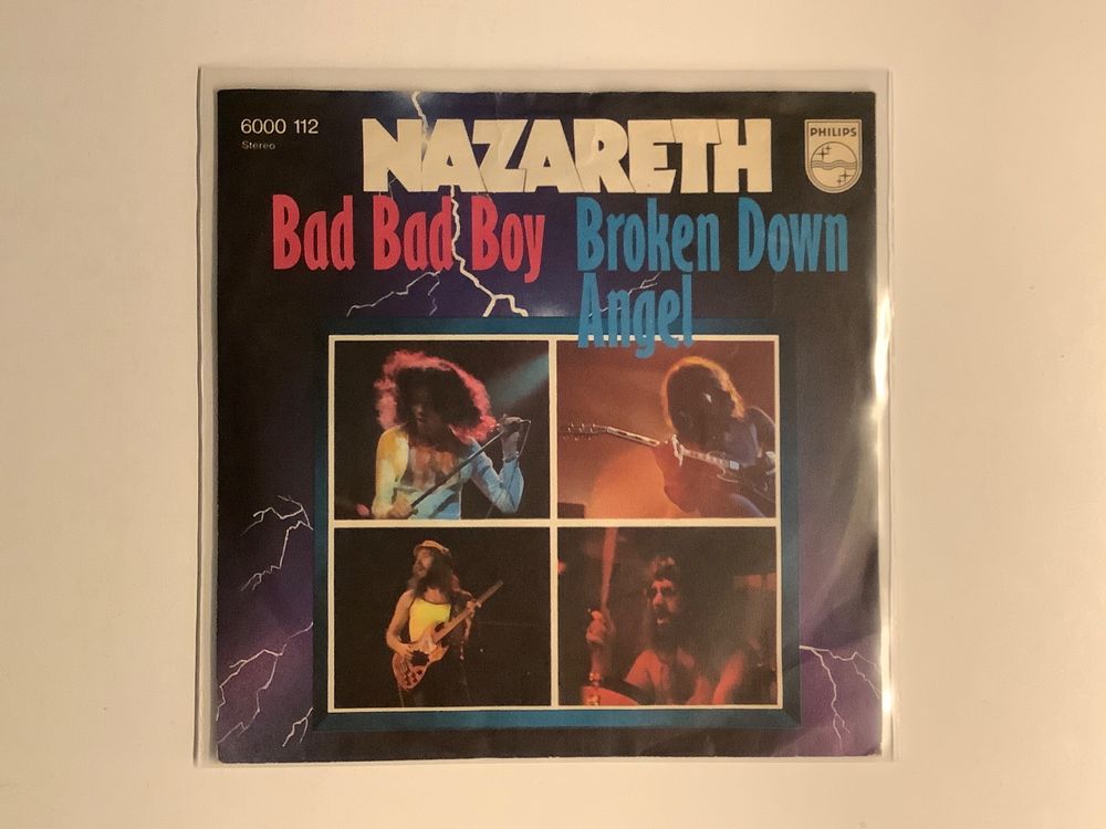 Nazareth Single - Bad Bad Boy/Broken Down Angel | Kaufen auf Ricardo
