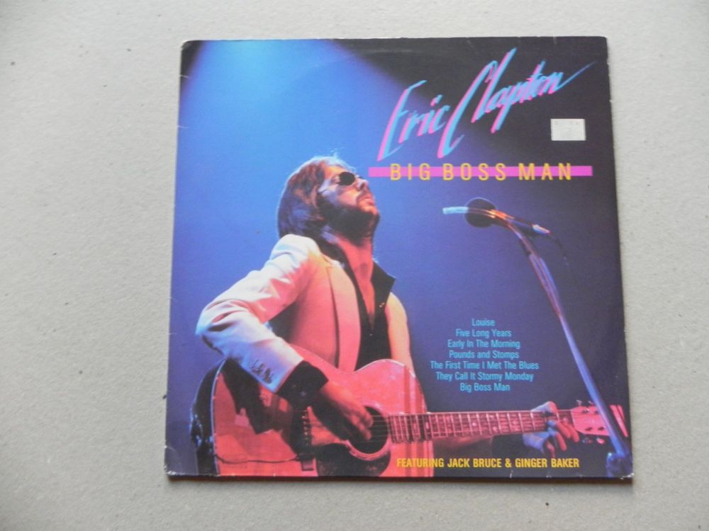 LP brit. Blues Rock Eric Clapton ca 1980 Big Boss Man (Gebraucht) in ...