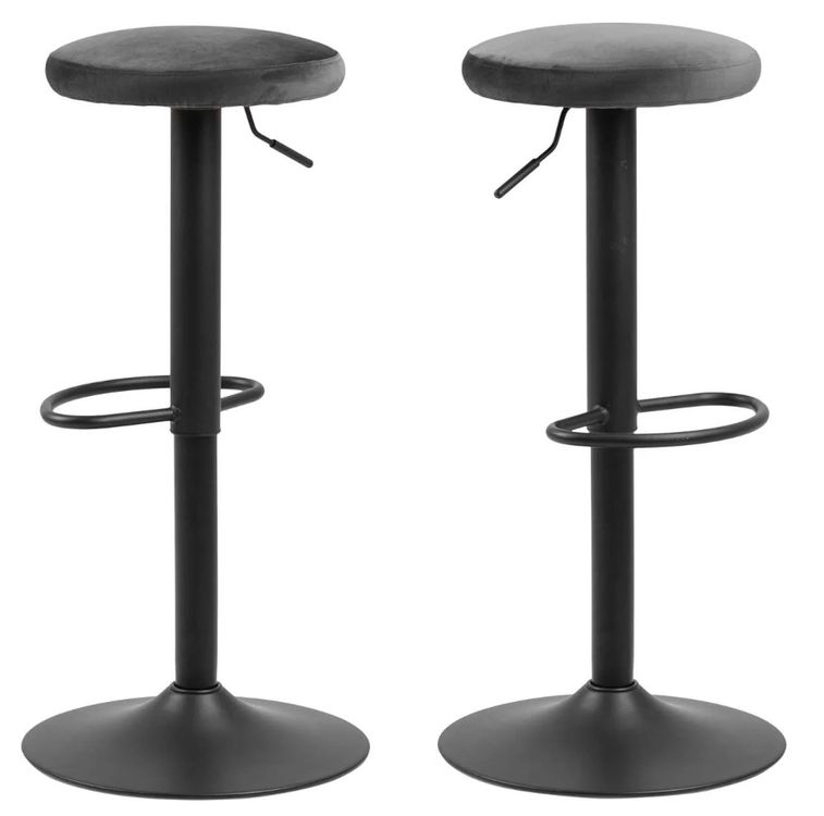 Zwei dunkelgraue, neue Barhocker (Neu und originalverpackt) in für CHF ...