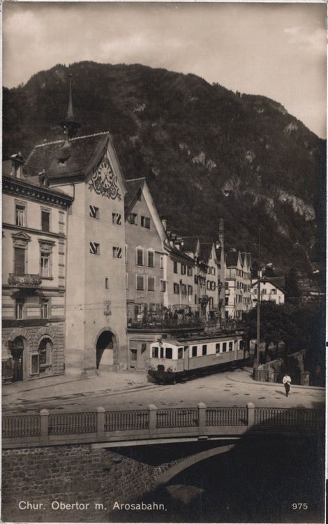 Chur. Obertor mit Arosabahn | Kaufen auf Ricardo