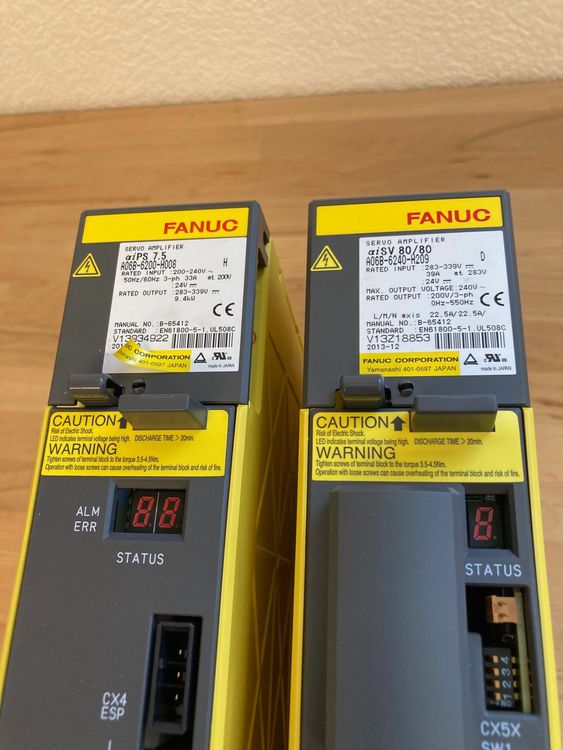 SET CNC Fanuc 0i TD Drivers axes Rack I/O Unit (Gebraucht) in Develier ...