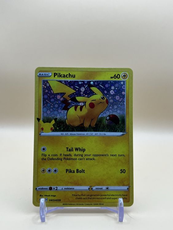 Pikachu Holo 25th Anniversary, Pokemon 2020 | Kaufen auf Ricardo