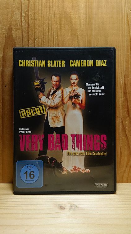 VERY BAD THINGS DVD mit Christian Slater und Cameron Diaz (Gebraucht ...