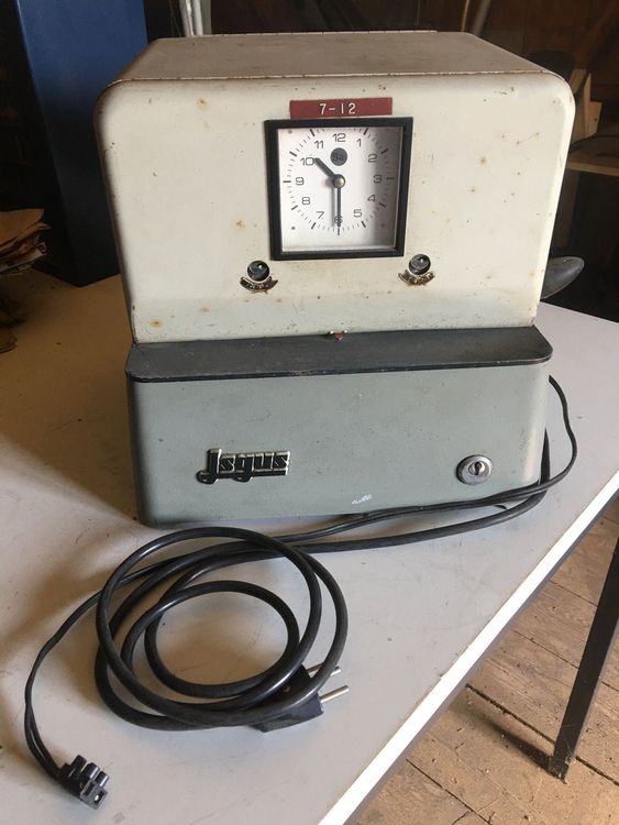 alte Stempeluhr Jsgus | Kaufen auf Ricardo