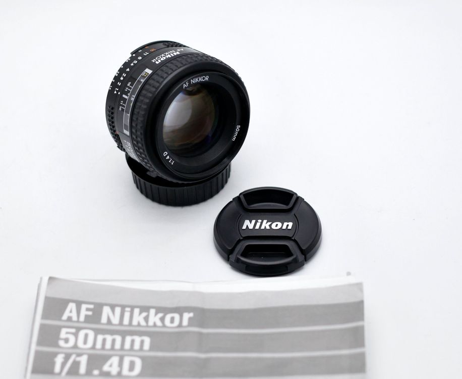 Nikon AF Nikkor 50mm f1.4 D top Zustand! | Kaufen auf Ricardo
