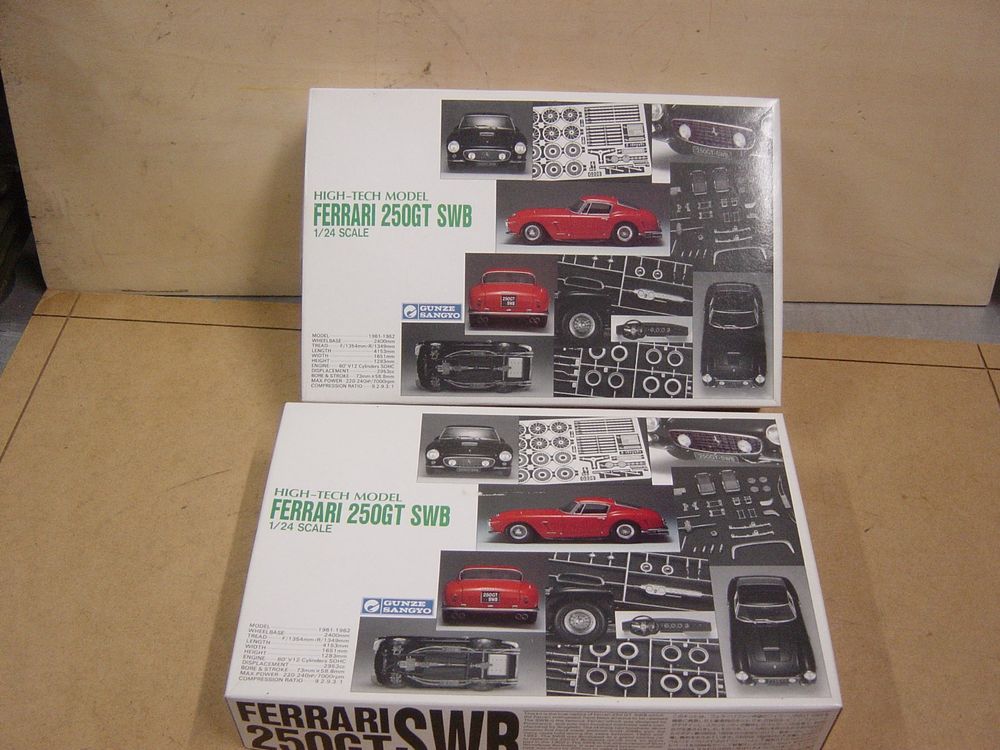 2 x Ferrari 250 GT von Gunze / Sangyo in 1:24 | Kaufen auf Ricardo