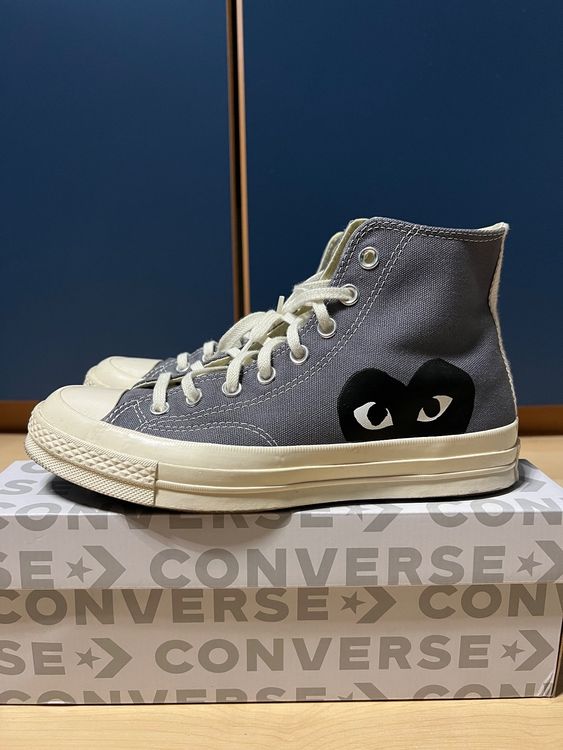 CDG Converse Play Commes des Garcons Grey | Kaufen auf Ricardo