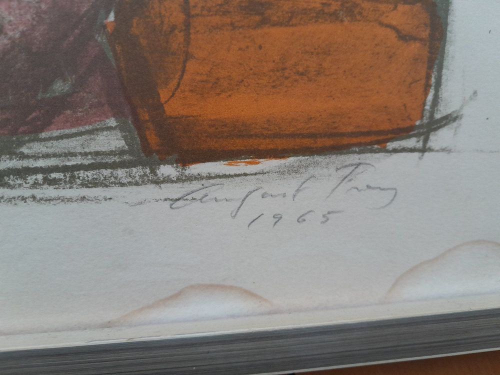 Lithografie Harlekin / Bild / Aus Serie / signiert / 1965 (Gebraucht ...