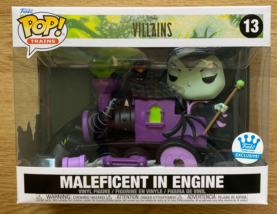 Funko Pop! Disney Villains Train Maleficent Hook Cruella (Neu und ...