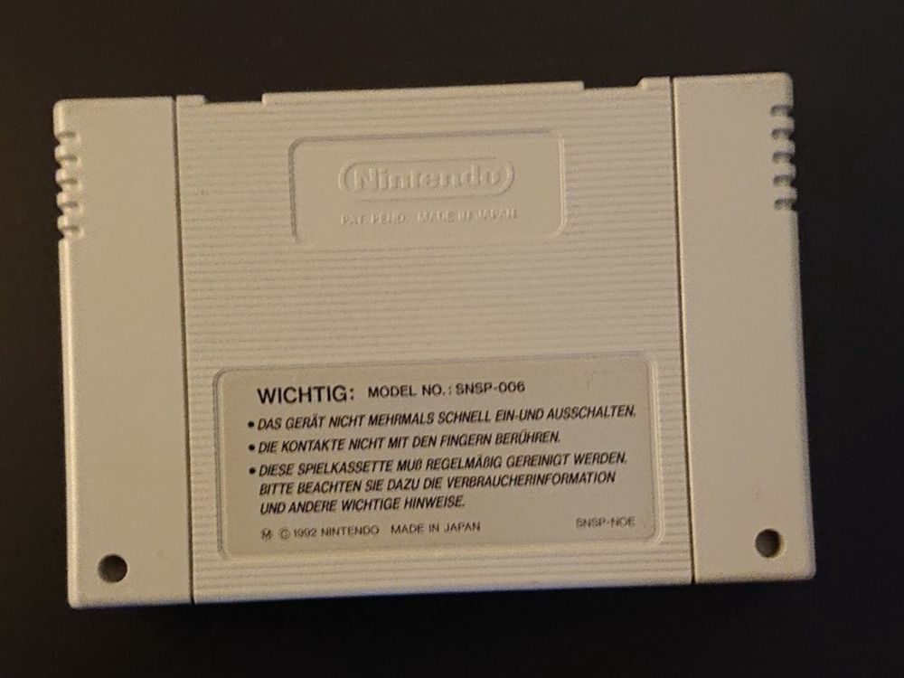 Super Nintendo SNES - Super Mario World - PAL NOE-1 - Modul (Gebraucht ...