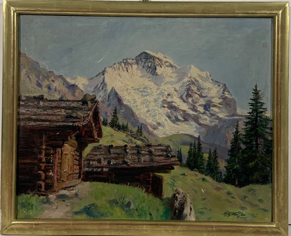 Fritz Meijer (1900-1969) Winterlandschaft Gemälde | Kaufen auf Ricardo