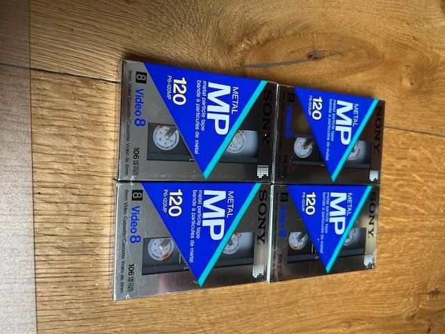 Video 8 System Kassette Sony 4 Metal MP 120 NEU (Gebraucht) in Steinach ...