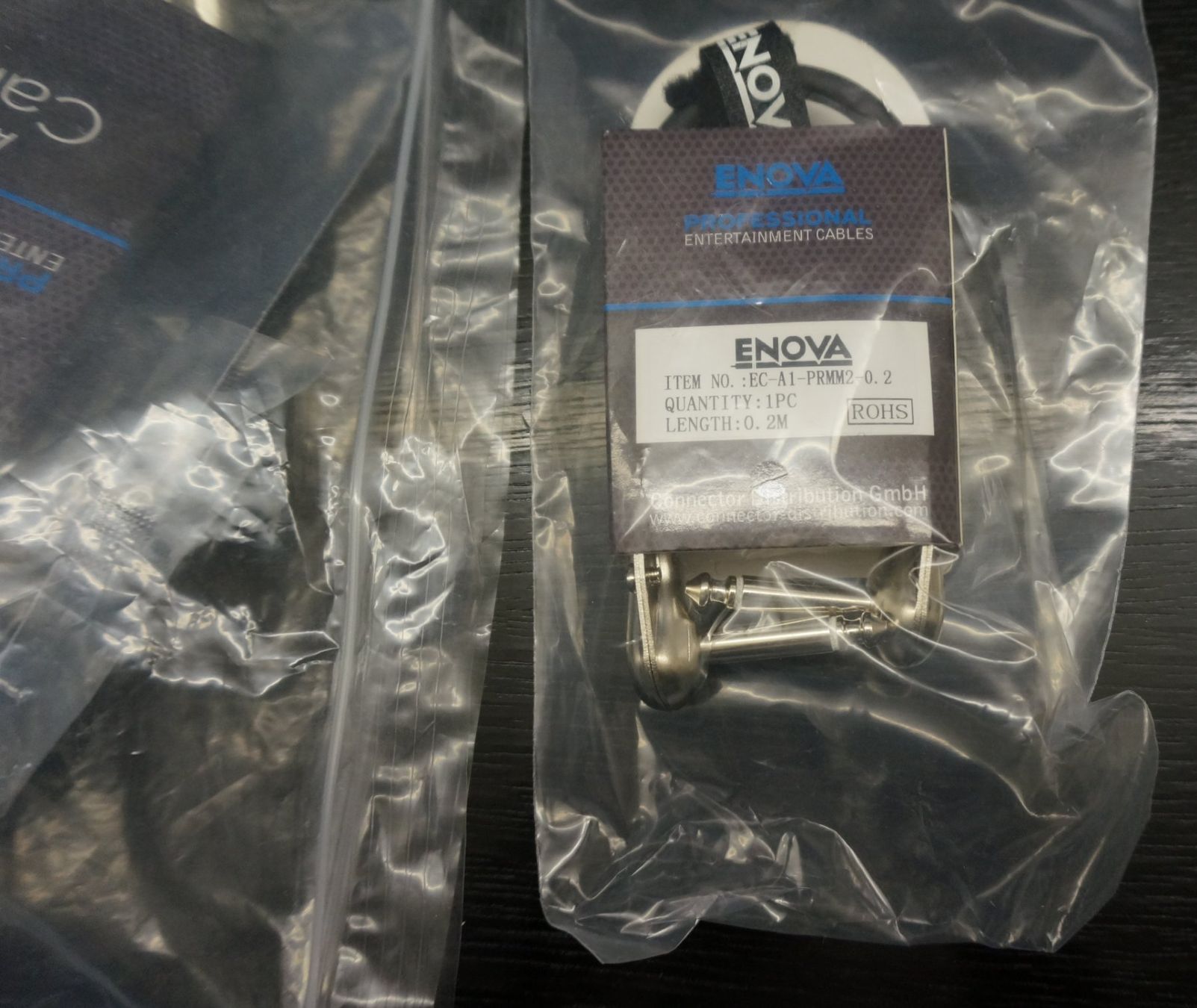 MONSTER PACK Guitar Cable 20cm Jack-Jack Right Angle - 10pcs (Neu und ...