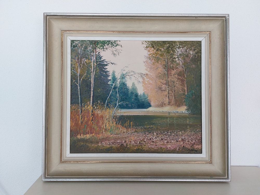 Schönes Ölbild von Karl Spring | Kaufen auf Ricardo