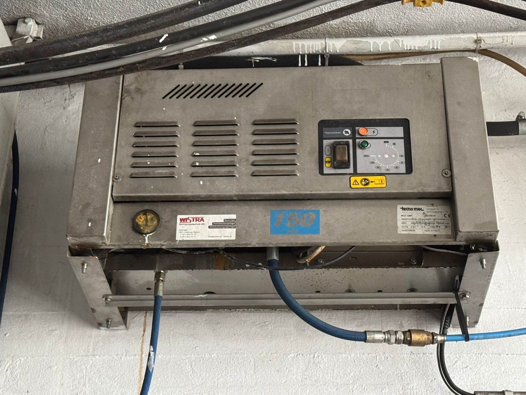 Wistra HD Reiniger 150 bar - Hochdruckreiniger für Werkstatt (Gebraucht ...