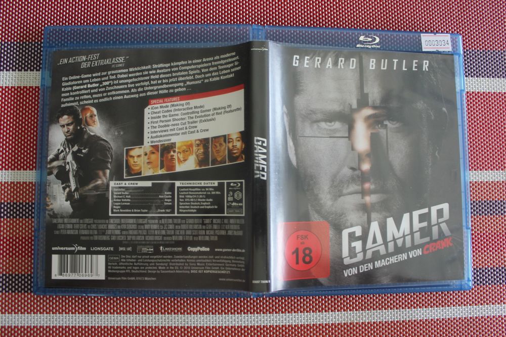 Gerard Buttler Gamer von dem Machern von Crank Blu-ray (Gebraucht) in Geroldswil für CHF 2 – mit ...