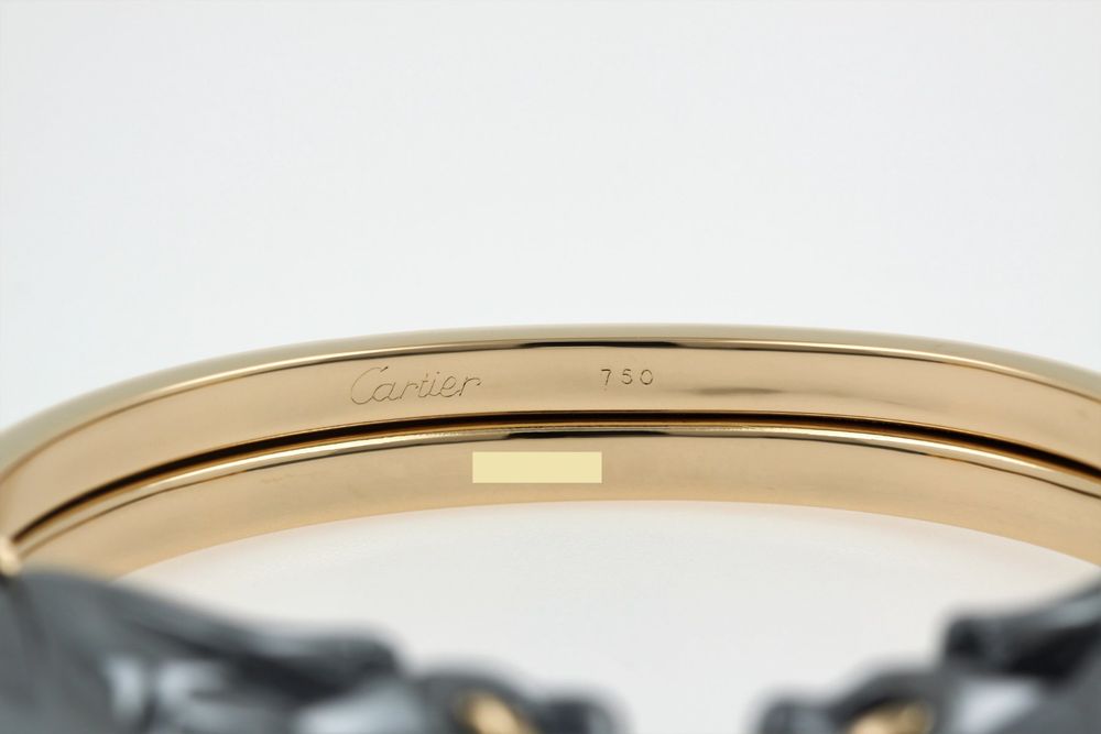 CARTIER Panthere Panther Silverium Bracelet 15 Service S3909 (Gebraucht ...