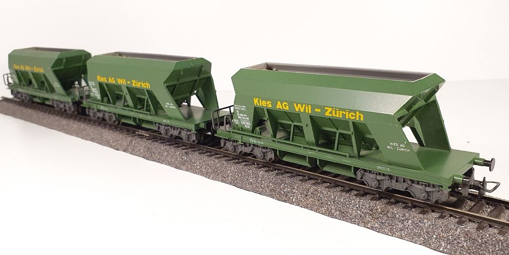 3 Liliput Austria H0 Kieswagen "Kies AG Wil der SBB | Kaufen auf Ricardo