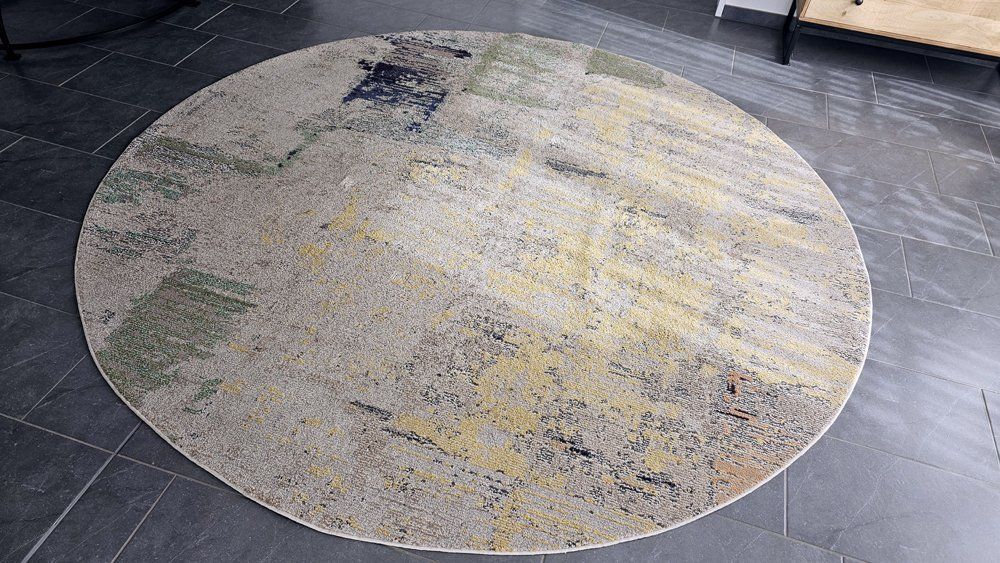 Grand tapis rond moderne 240 cm | Kaufen auf Ricardo