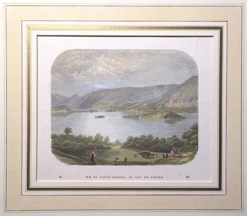 Kupferstich Petersinsel im Bielersee BE (I) (Gebraucht) in Oberriet SG für CHF 15 – mit ...