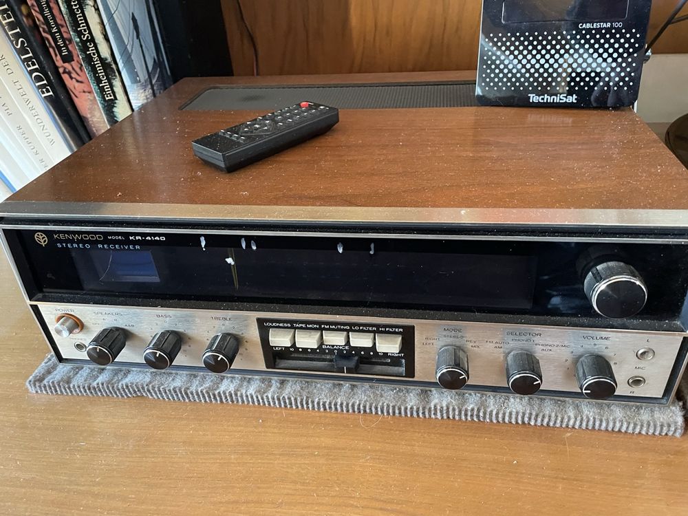 Vintage 1970 Kenwood KR-4140 Stereo Receiver, mit zwei Boxen (Gebraucht ...