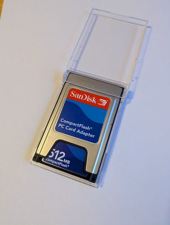 SanDisk Compact Flash PC Card Adapter 512MB (Gebraucht) in Seengen für ...