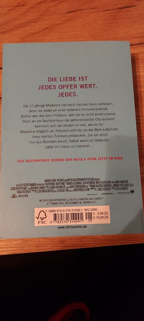 Du neben mir - Der Roman zum Film, Nicola Yoon (Neu (gemäss ...