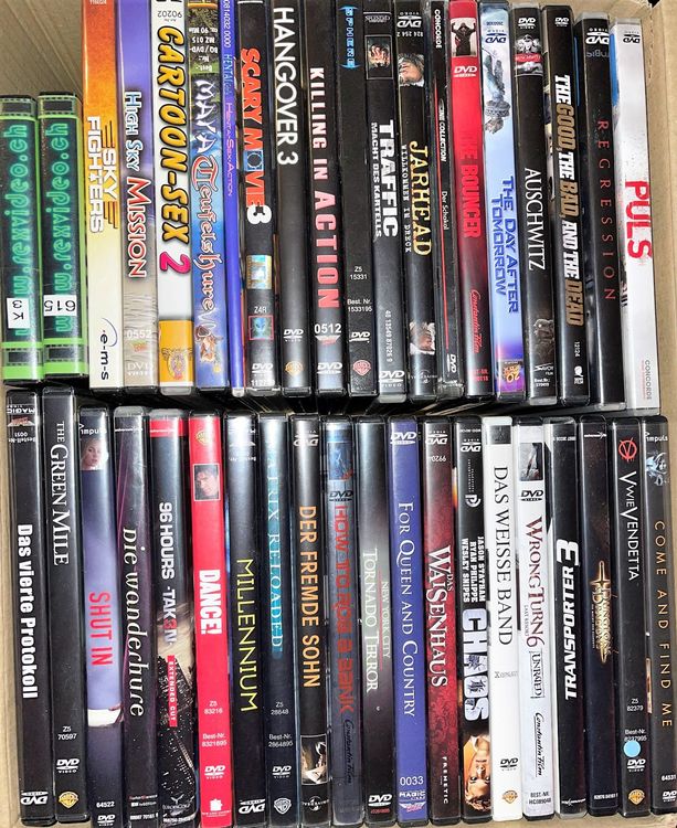 DVD Sammlung 40 DVDs dieverse Filme (Gebraucht) in Lutzenberg für CHF ...