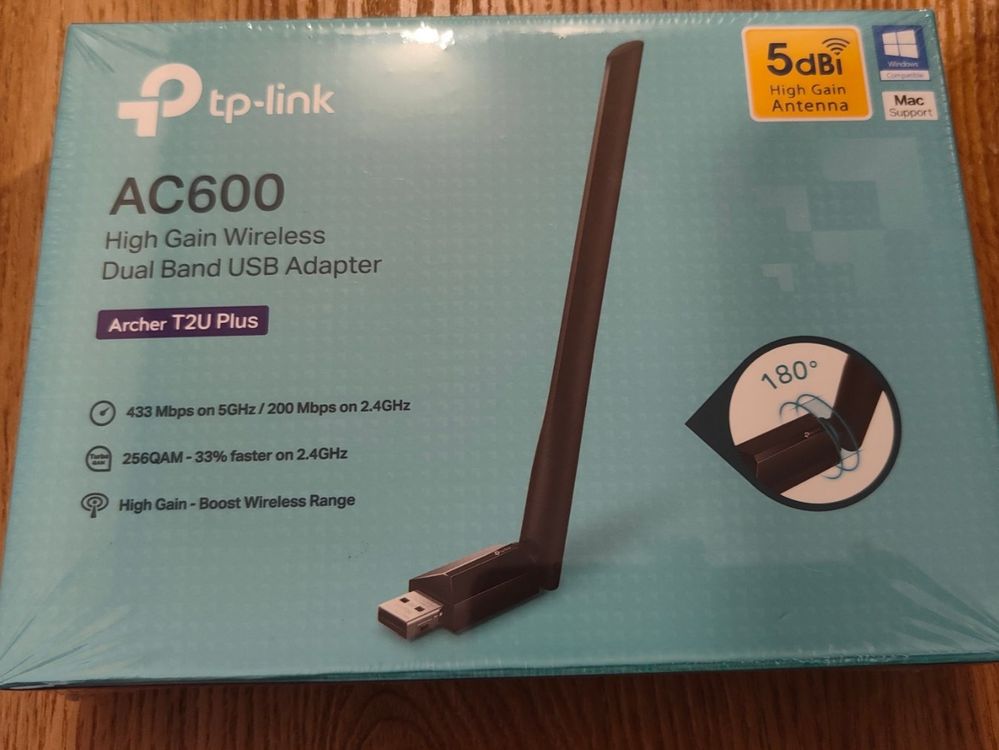 TP Link AC600 Wireless USB Adapter (Neu und originalverpackt) in ...