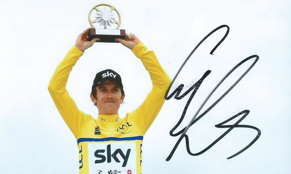 GERAINT THOMAS, TdF-Sieger 2018!, Originalunterschrift (Gebraucht) in ...