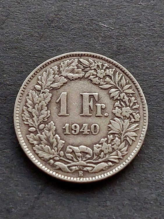 1 Fr 1940 Silber (Gebraucht) in Zürich für CHF 5.5 – mit Lieferung auf Ricardo kaufen
