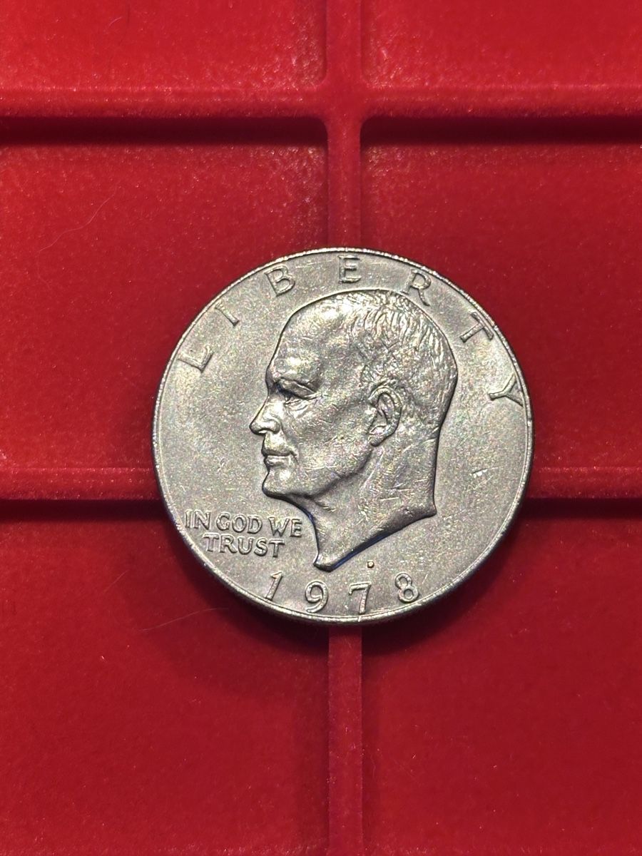 Eisenhower One Dollar Münze aus 1978 - USA (Gebraucht) in Hombrechtikon ...