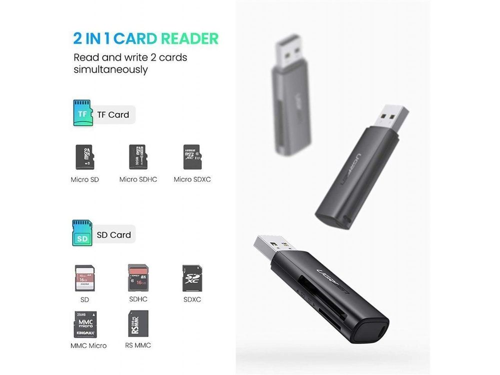 UGREEN USB 3.0 Cardreader für SD (Neu und originalverpackt) in für CHF 12.95 – mit Lieferung auf ...