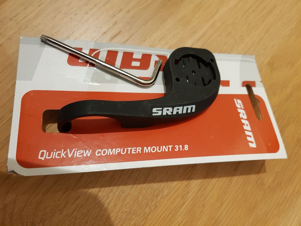 SRAM QuickView Garmin Edge Computer/Scheinwerfer Halterung (Neu und ...