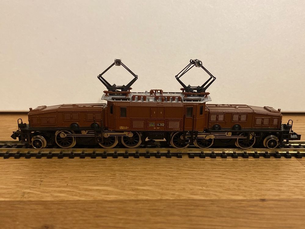 Minitrix 2956 SBB CE 6/8 14302 Krokodil braun (Neu (gemäss Beschreibung ...