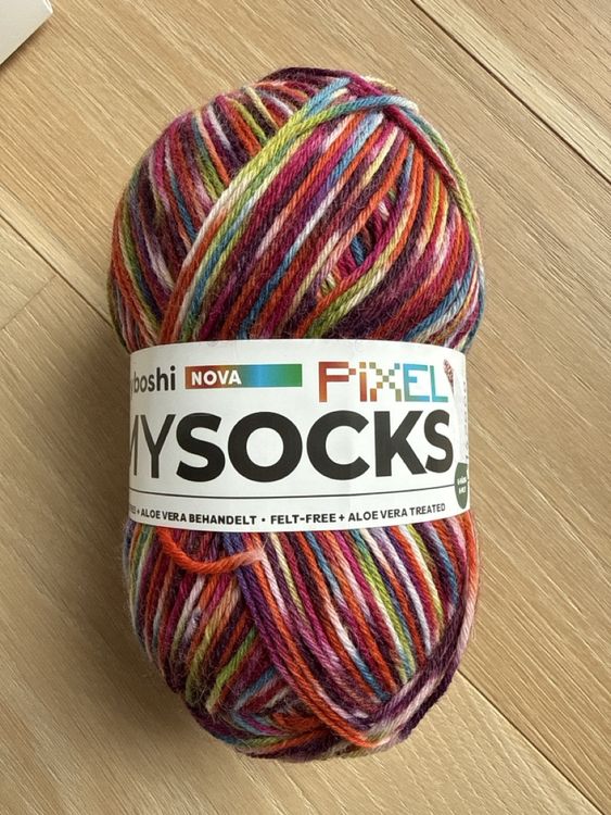 My Boshi - Pixel Socks 6-fach Sockenwolle (Neu (gemäss Beschreibung ...