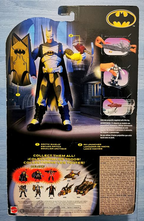 Arctic Shield Batman 2003 Action Figur DC Comics Spielfigur (Neu und originalverpackt) in ...