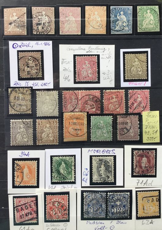 CH-Sammlung, ab Strubel, mit PAX **/* und gestempelt usw. | Kaufen auf Ricardo