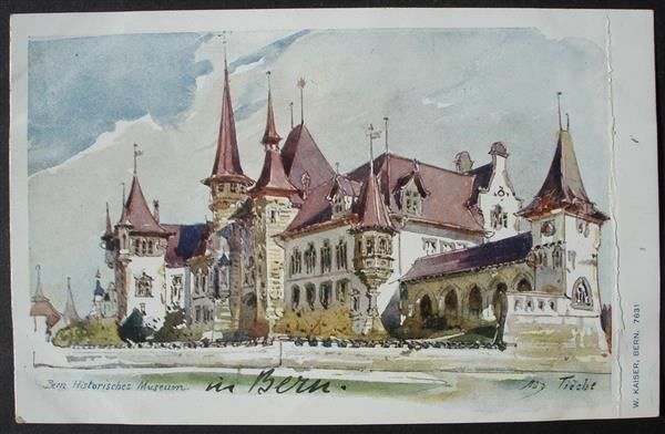 BERN Historisches Museum, sign. Künstler | Kaufen auf Ricardo