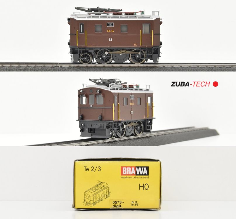 Brawa 0573 Rangierlok Te 2/3 der BLS H0 WS Digital mit OVP (Gebraucht ...