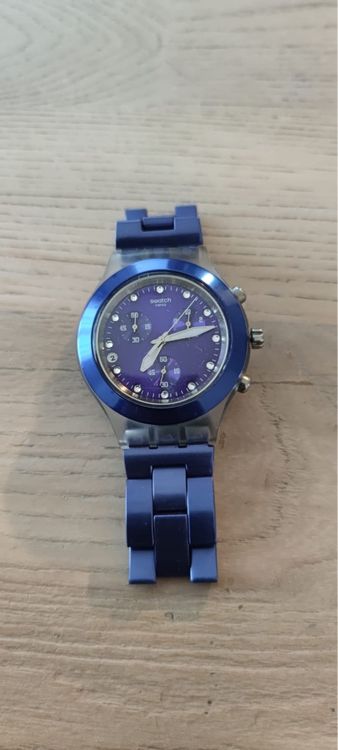 FULL BLOODED CYAN Swatch Irony Chrono (Gebraucht) in für CHF 49 – mit Lieferung auf Ricardo kaufen