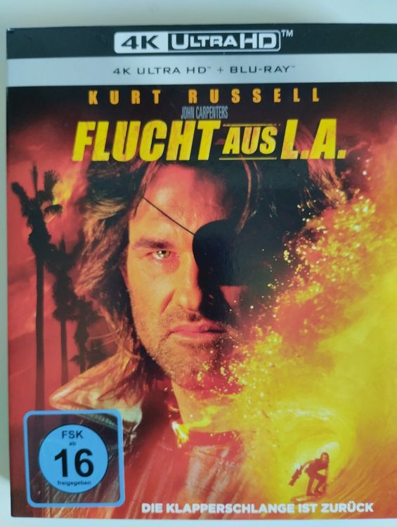FLUCHT AUS L.A. 4K + BLU-RAY DIGIPACK IM SCHUBER (Gebraucht) in Basel ...
