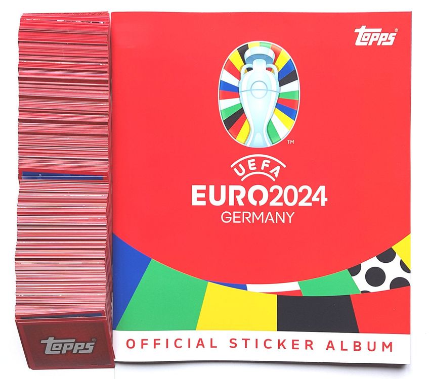 Topps UEFA Euro 2024 Swiss Edition Set ohne SP (686 Sticker) | Kaufen ...