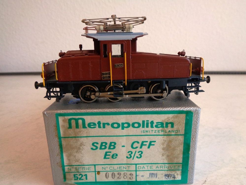 Metropolitan Art.Nr. 521 SBB Elektro-Rangierlok Ee 3/3 braun (Gebraucht ...