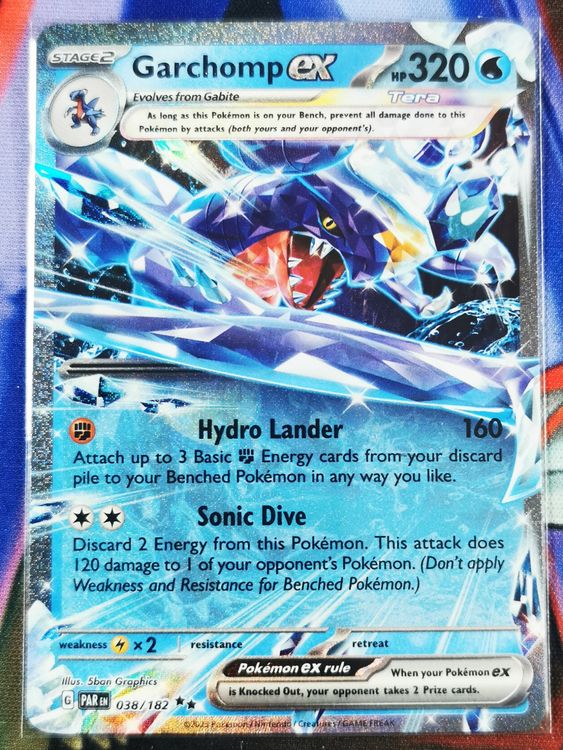 Pokemon Garchomp ex 038/182 Paradox Rift EN | Kaufen auf Ricardo
